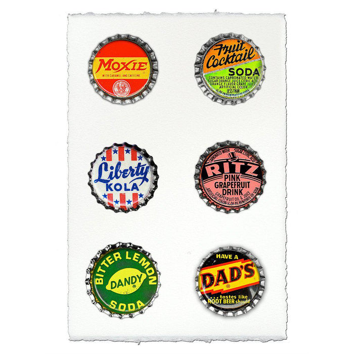 Vintage Soda Caps - BARLOGA STUDIOS- fine photographs on intriguing papers